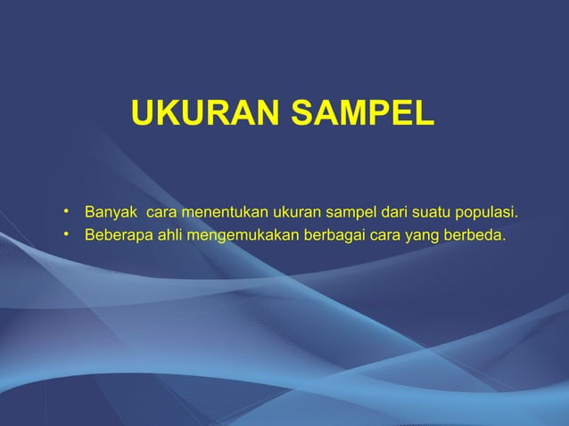 Populasi dan sampel | PPT