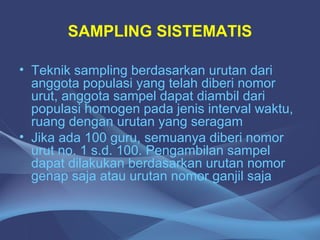 Populasi dan sampel | PPT