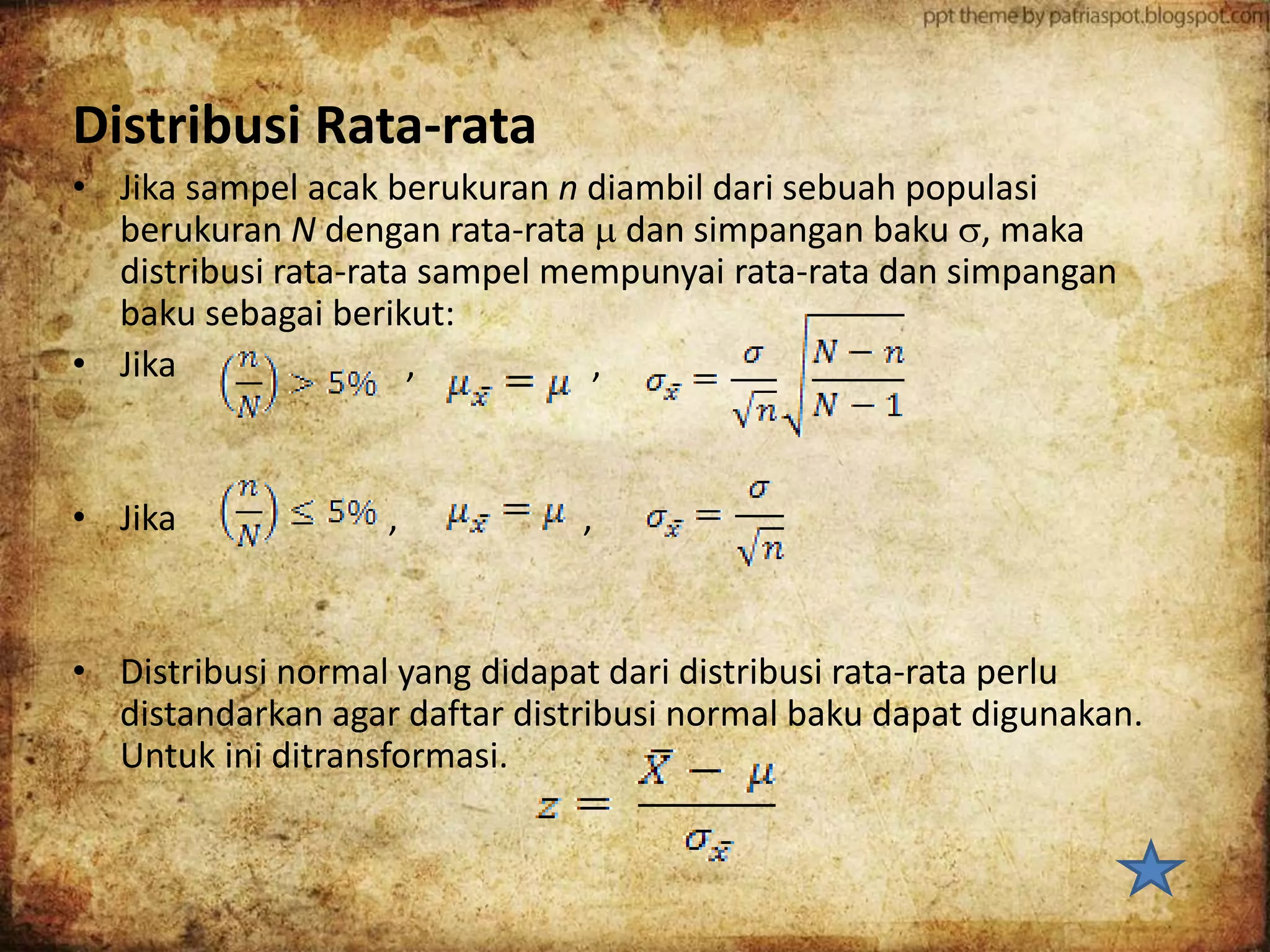 Populasi dan sampel | PPTX