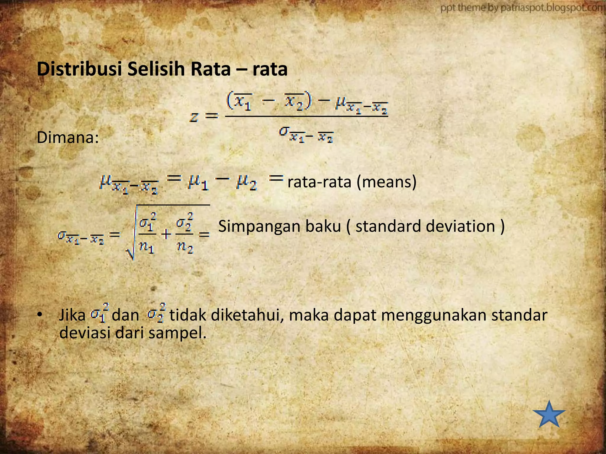 Populasi dan sampel | PPTX