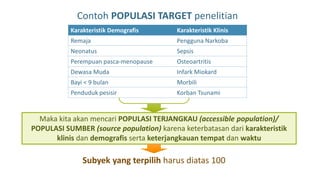 Populasi dan sampel | PPT