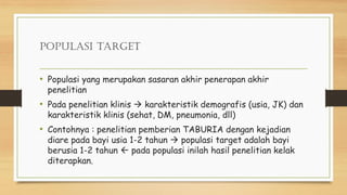 Populasi dan sampel | PPT