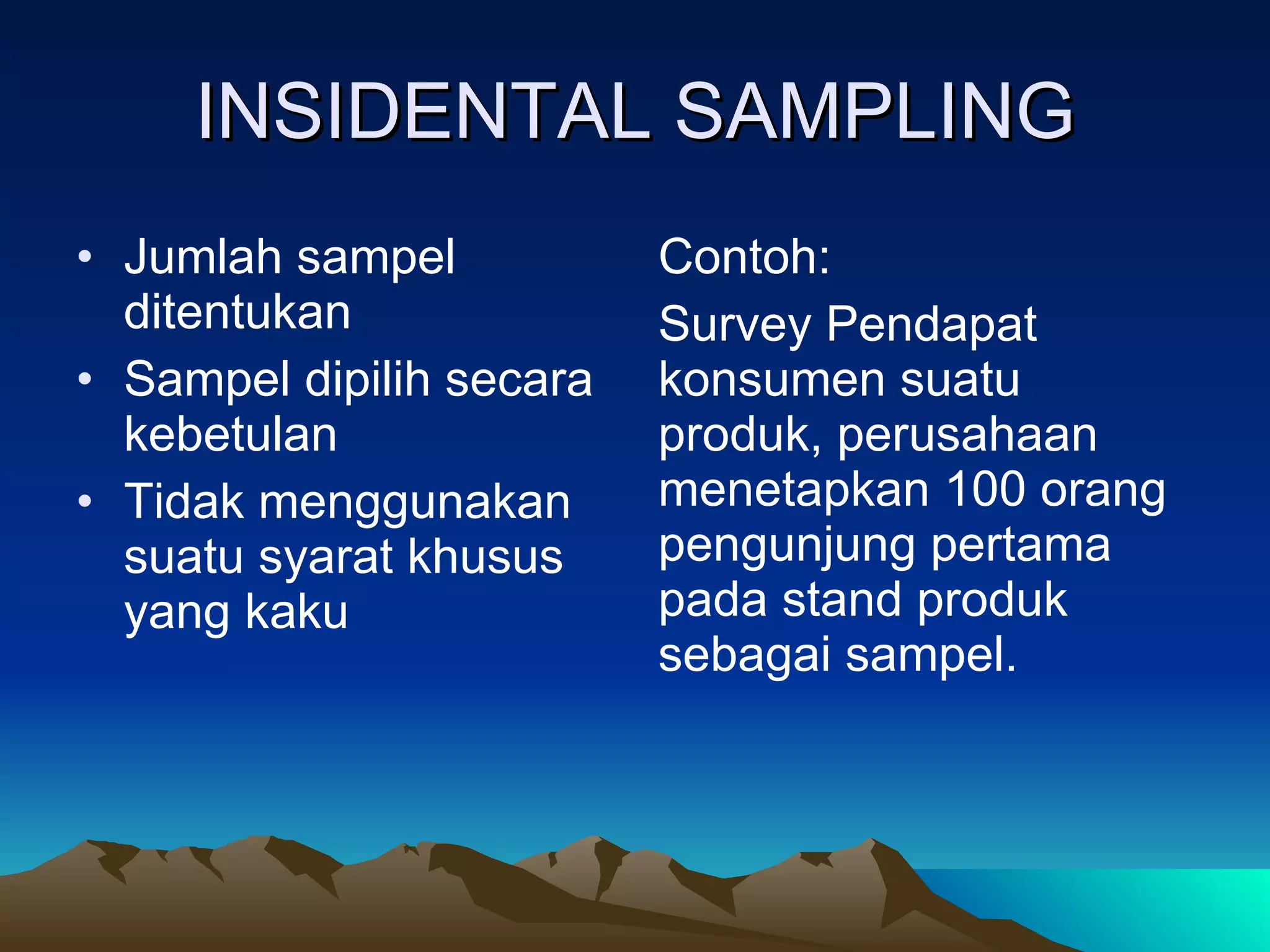 Populasi dan sampel penelitian | PPT
