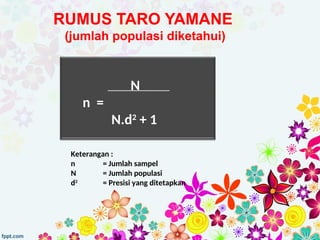 Populasi_dan_Sample metodologi penelitian | PPT