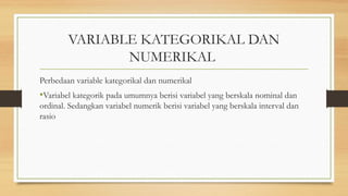 Populasi, sampel, dan data | PPT