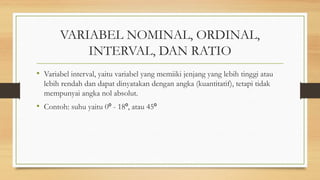 Populasi, sampel, dan data | PPT