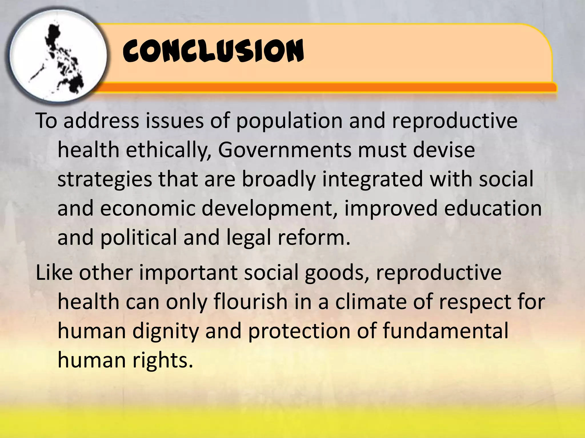 Reproductive Health and Population | PPTX