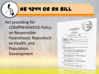 Reproductive Health and Population | PPTX