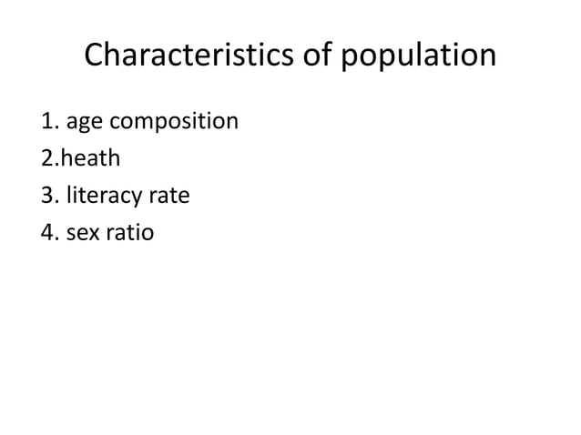 Population class 8 | PPTX