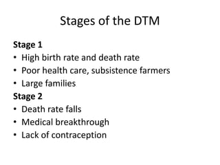 Population AS A-Level geography | PPTX