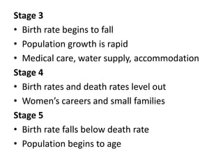 Population AS A-Level geography | PPTX