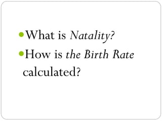 Natural Population Change | PDF | Death, Injury, or Military Conflict ...