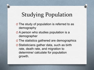 Issues in Population | PPTX