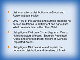 AS GEOGRAPHY POPULATION | PPT