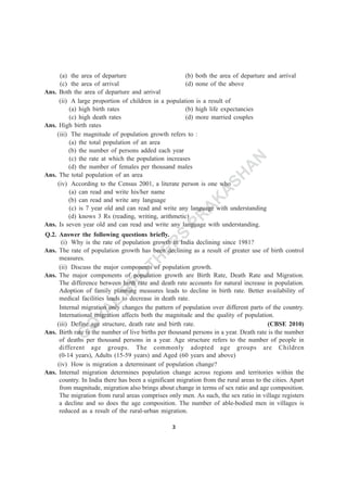 Population of class 9 | PDF