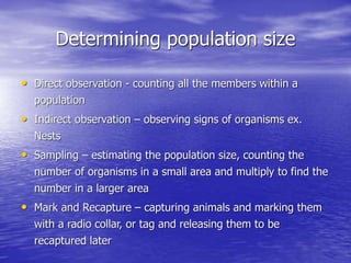 STUDYING POPULATION POWERPOINT PRESENTATION | PPT