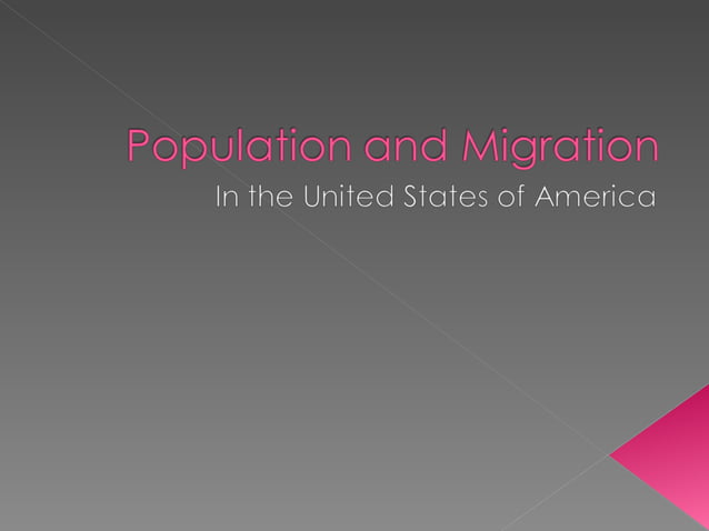 Population And Migration Power Point2 | PPT