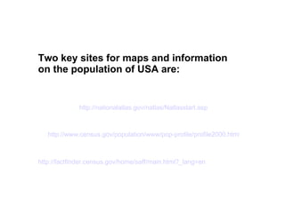 Population And Physical Features of USA | PPT