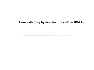 Population And Physical Features of USA | PPT