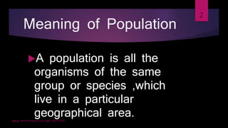 Population by mohit soni | PPT