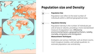 Population Characteristics in brief.pptx | Environment | Science