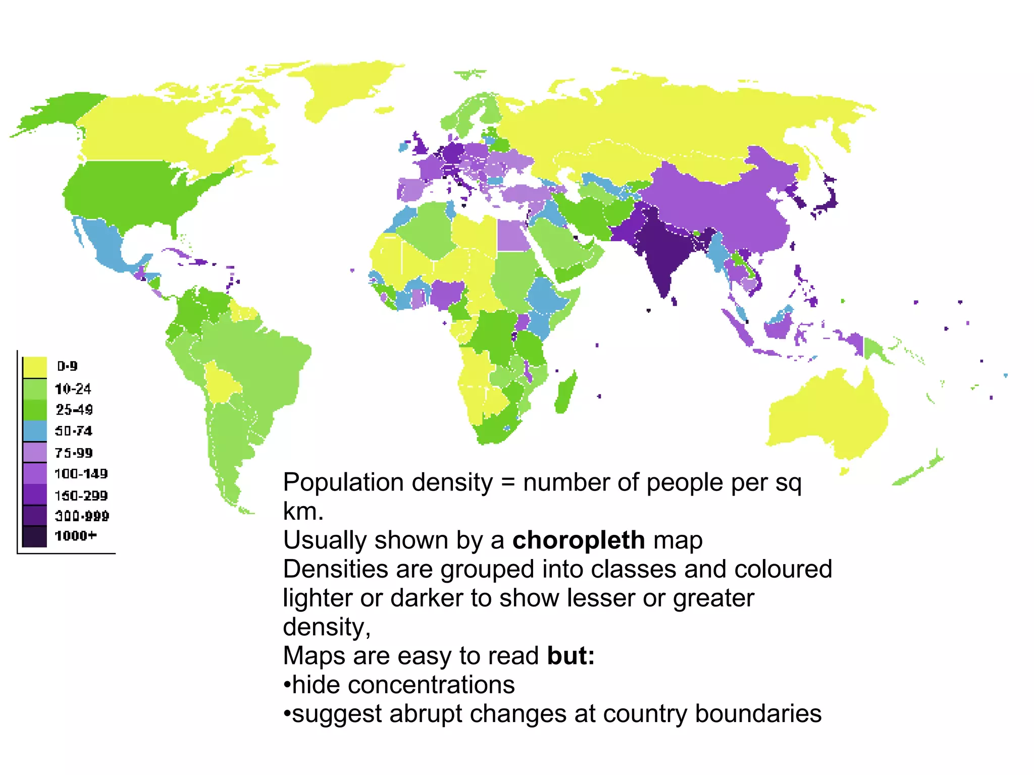 Population density and distribution | PPT