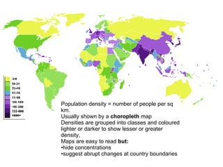 Population density and distribution | PPT