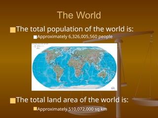 Population-Density and factors affecting it | PPTX