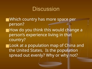 Population-Density and factors affecting it | PPTX