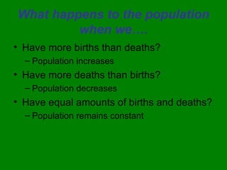 Population Ecology Intro | PPT