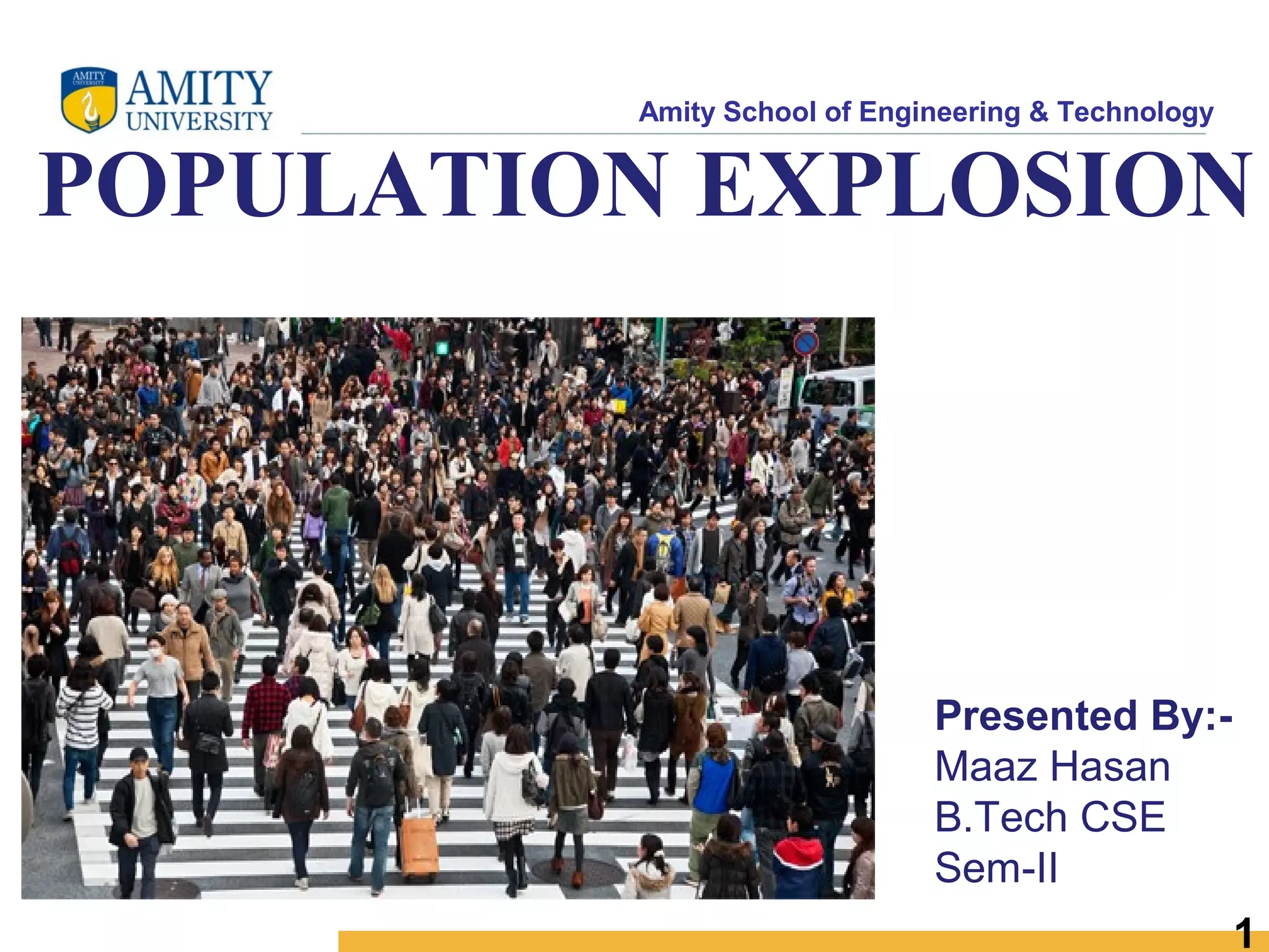 Population explosion | PPT