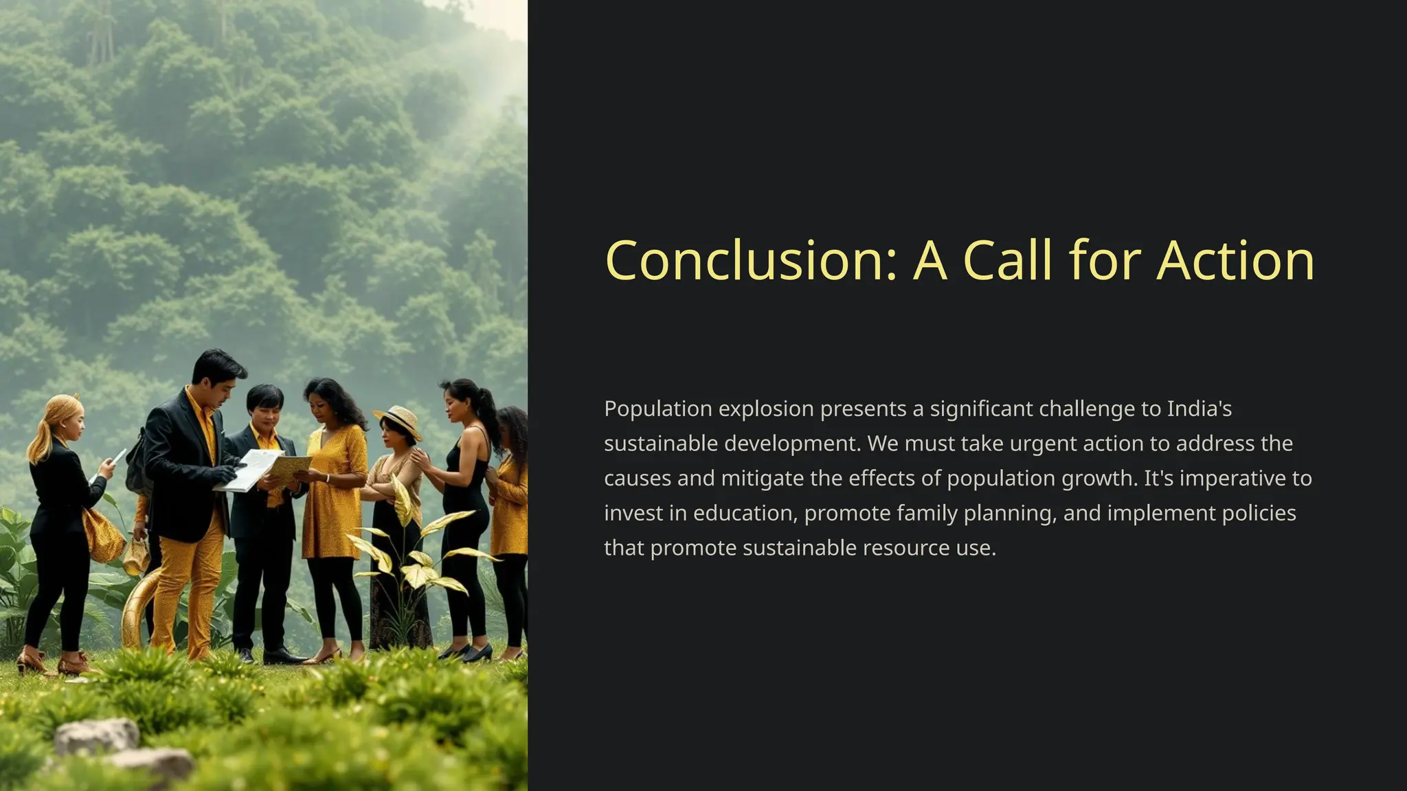 Population Explosion in India Threats to Sustainable Development | PPTX