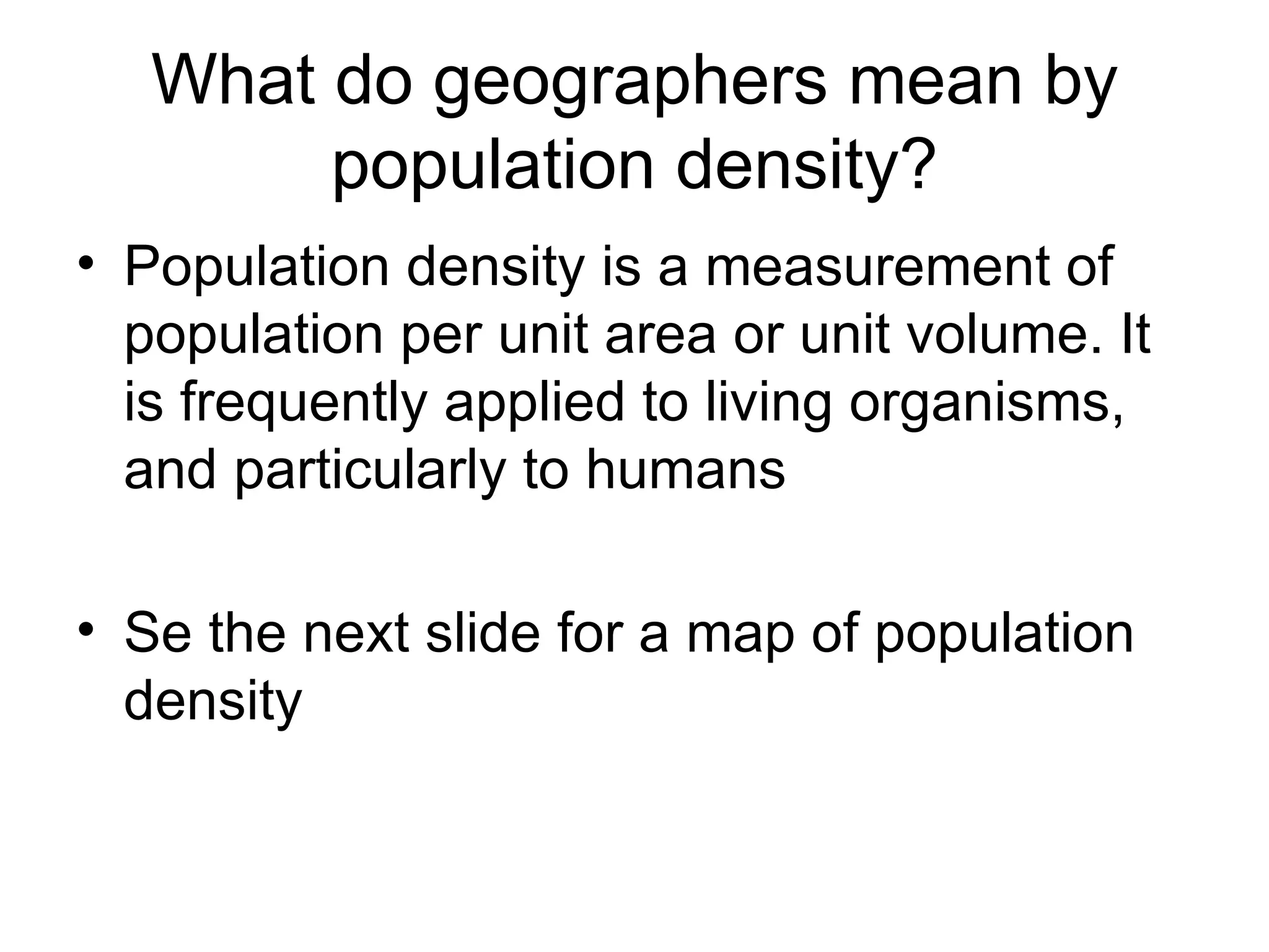 Population Introduction | PPT