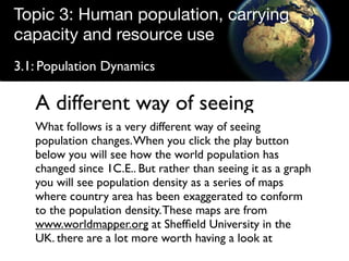 Human population growth over time: A visual analysis | PPT