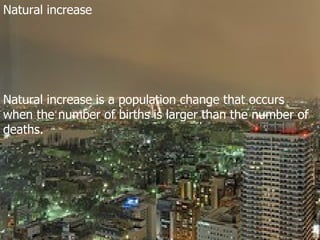 Population Key Words | PPT