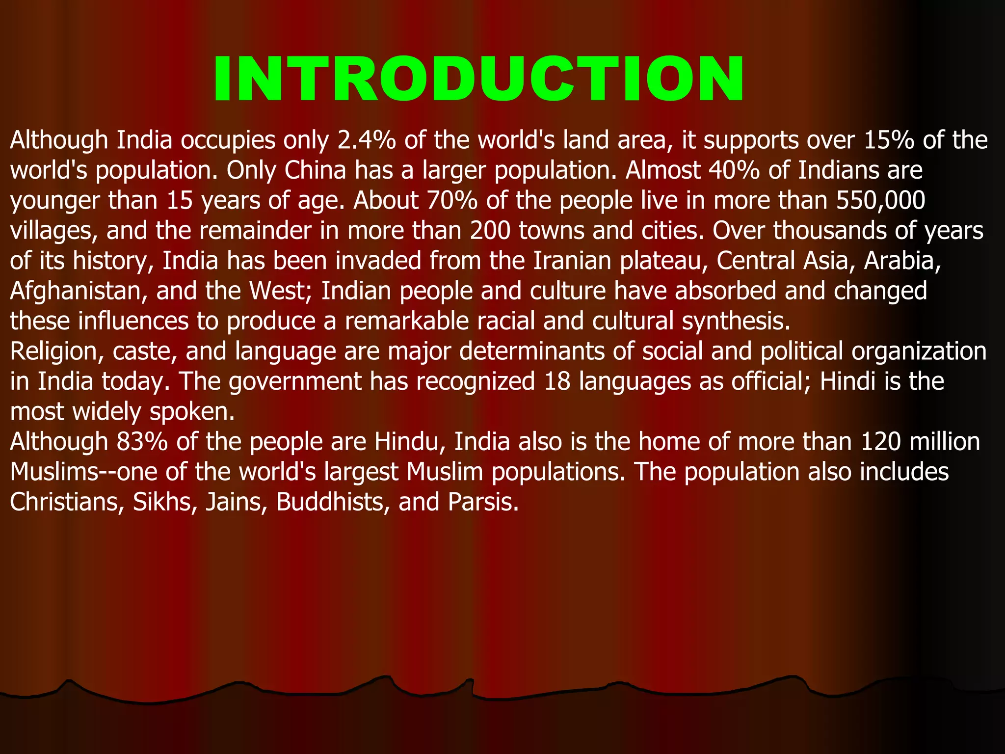 Population Of India | PPT