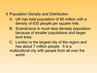 Population Patterns Of Europe | PPT