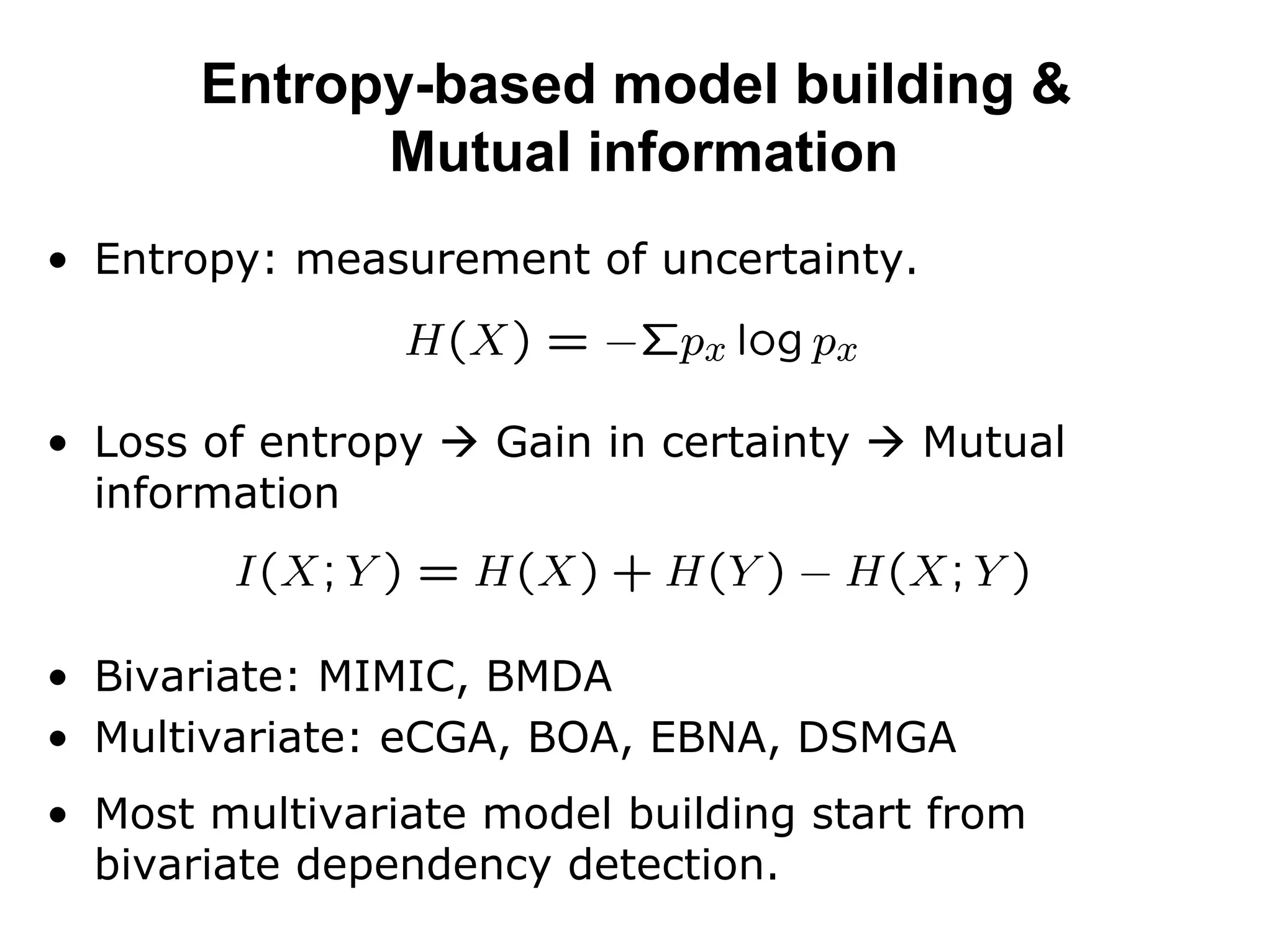 Population sizing for entropy-based model buliding In genetic ...