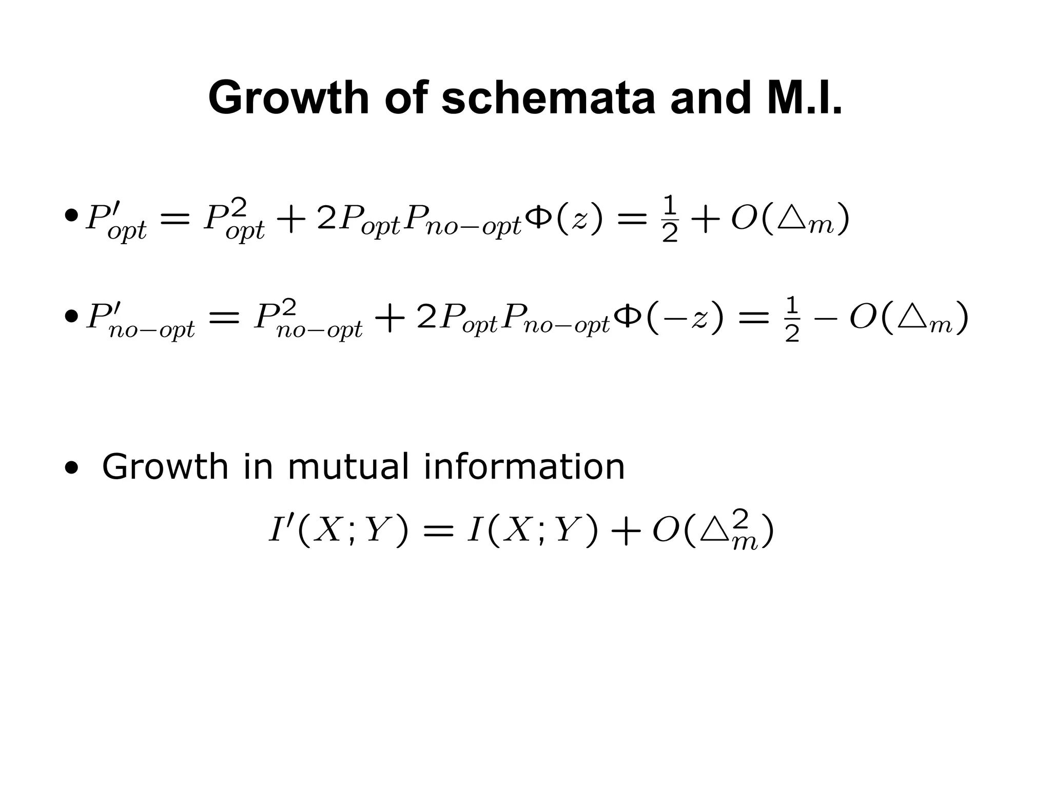 Population Sizing For Entropy Based Model Buliding In Genetic Algorithms Ppt