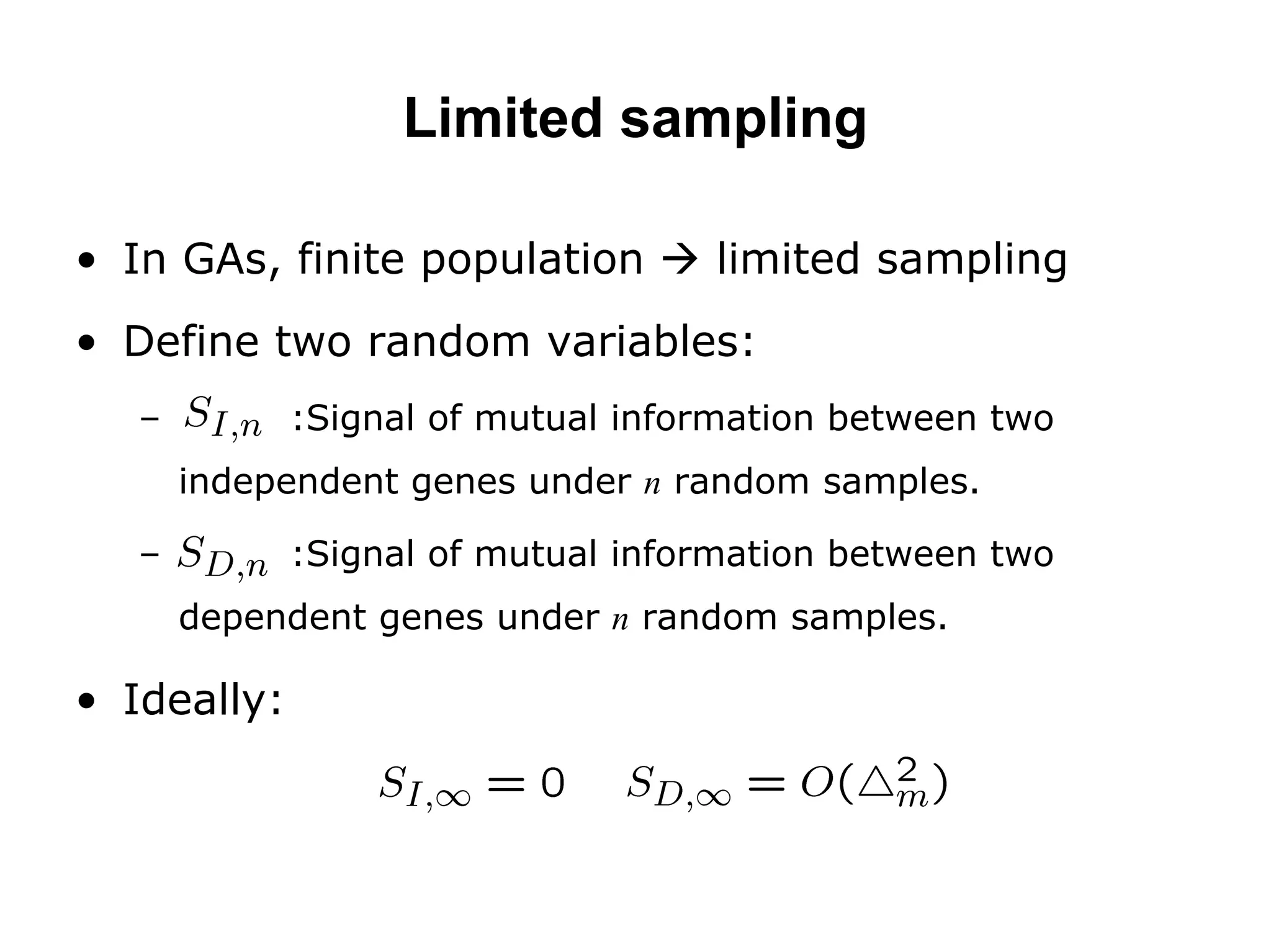 Population sizing for entropy-based model buliding In genetic ...