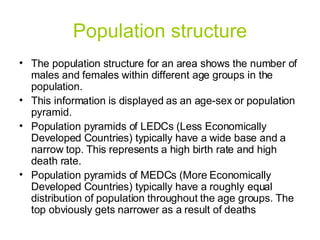 Population Structure | PPT | Eldercare | Family and Relationships