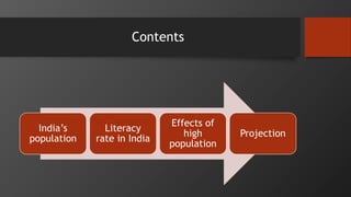 Population - India's Population | PPTX
