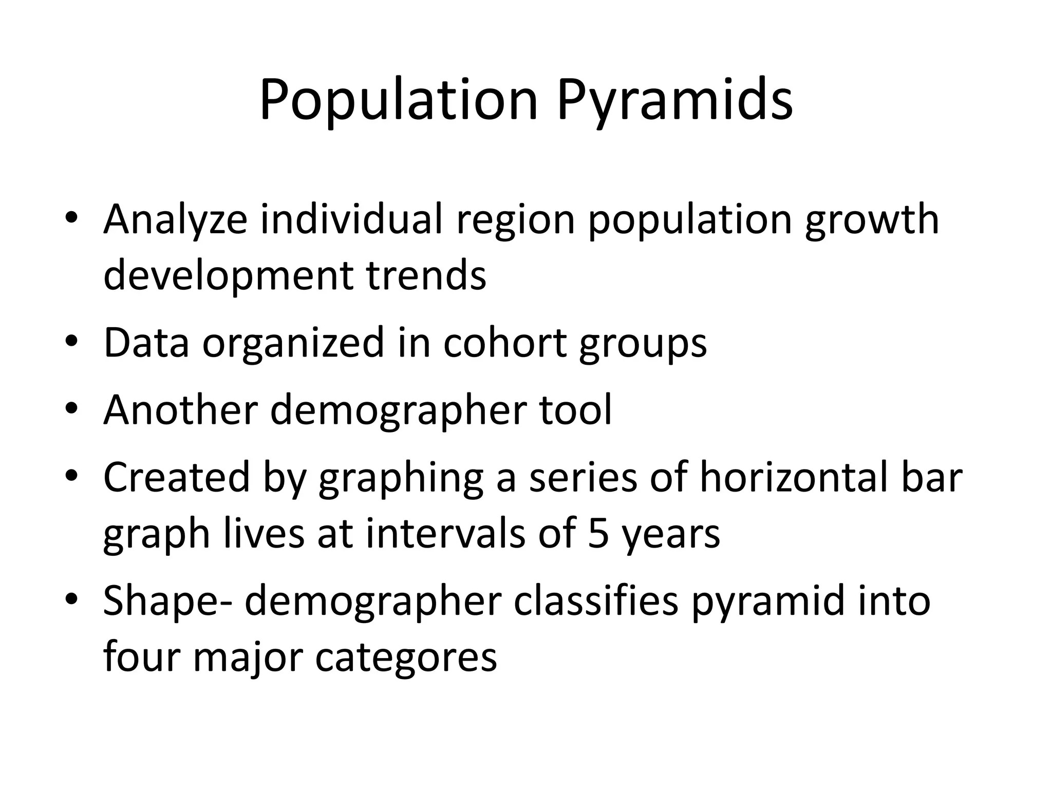 DTM and Population Pyramids | PPTX