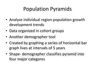 DTM and Population Pyramids | PPTX