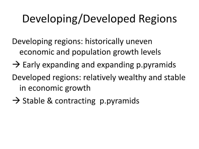 DTM and Population Pyramids | PPTX