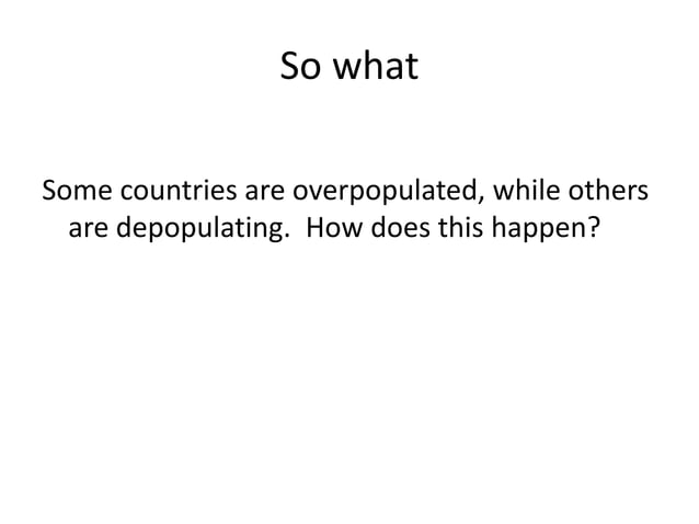 DTM and Population Pyramids | PPTX