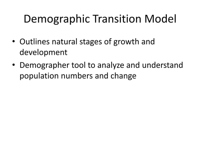 DTM and Population Pyramids | PPTX