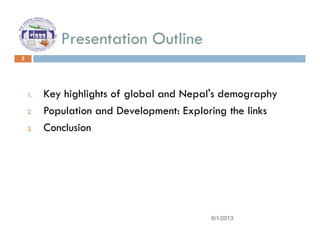 Population and development | PDF