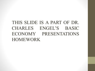 Population and economics | PPTX