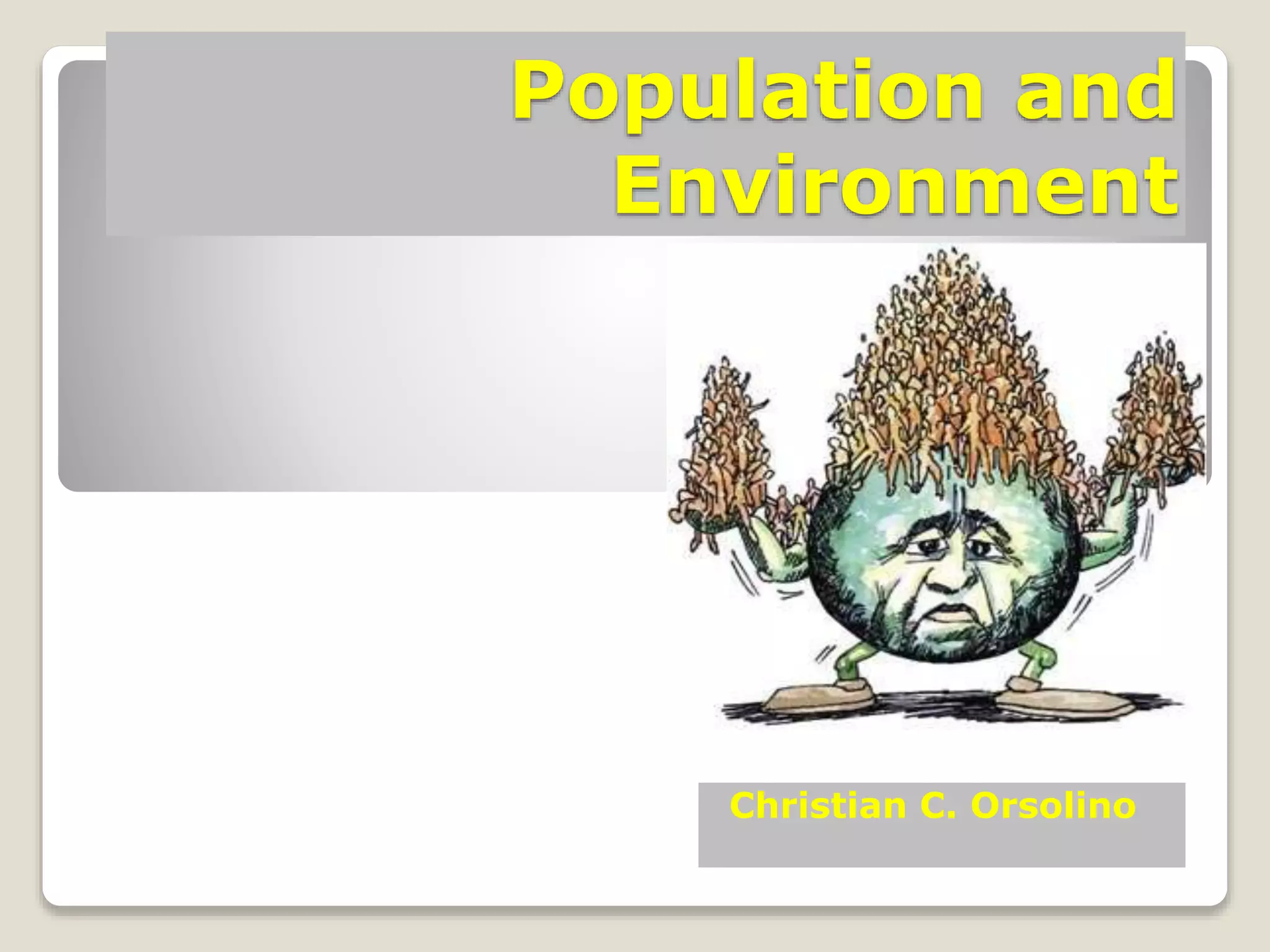Population and environment | PPTX